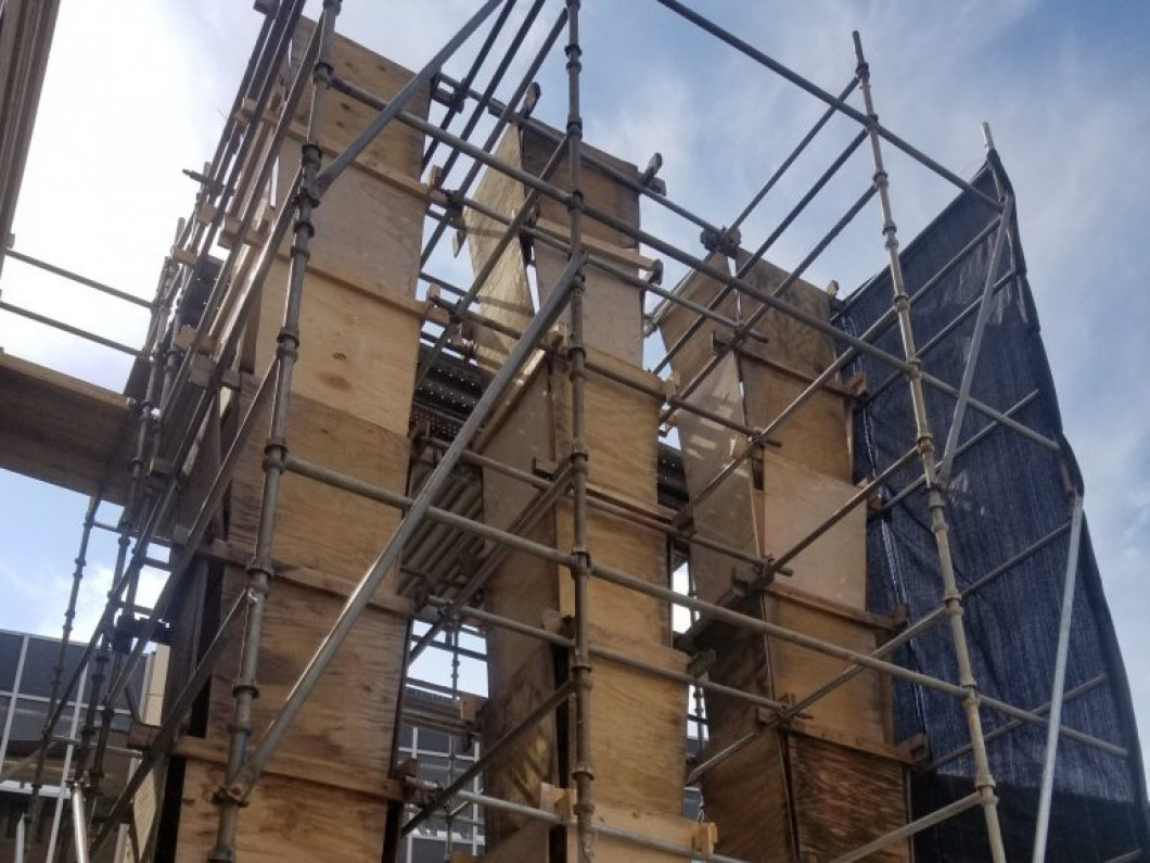 Trash Chutes - Bossier City. Louisiana | Mondello Scaffolding & Shoring